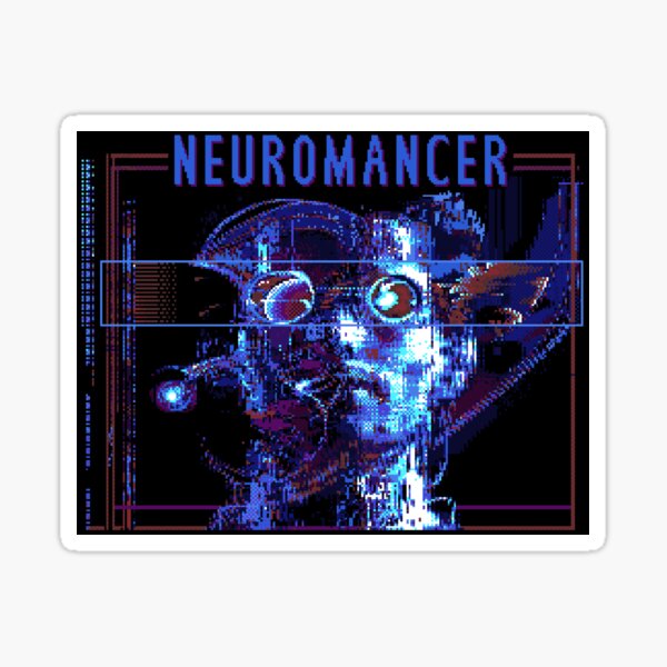 "Neuromancer (Title Screen)" Sticker by winscometjump | Redbubble