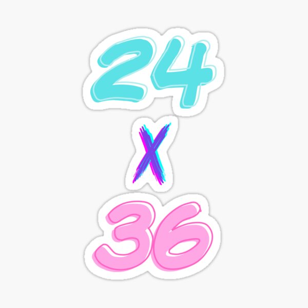 "24x36 Classic" Sticker for Sale by saithing | Redbubble