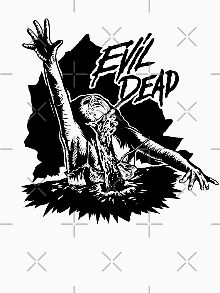 "evil dead black and white" Essential T-Shirt by HeichousArt | Redbubble