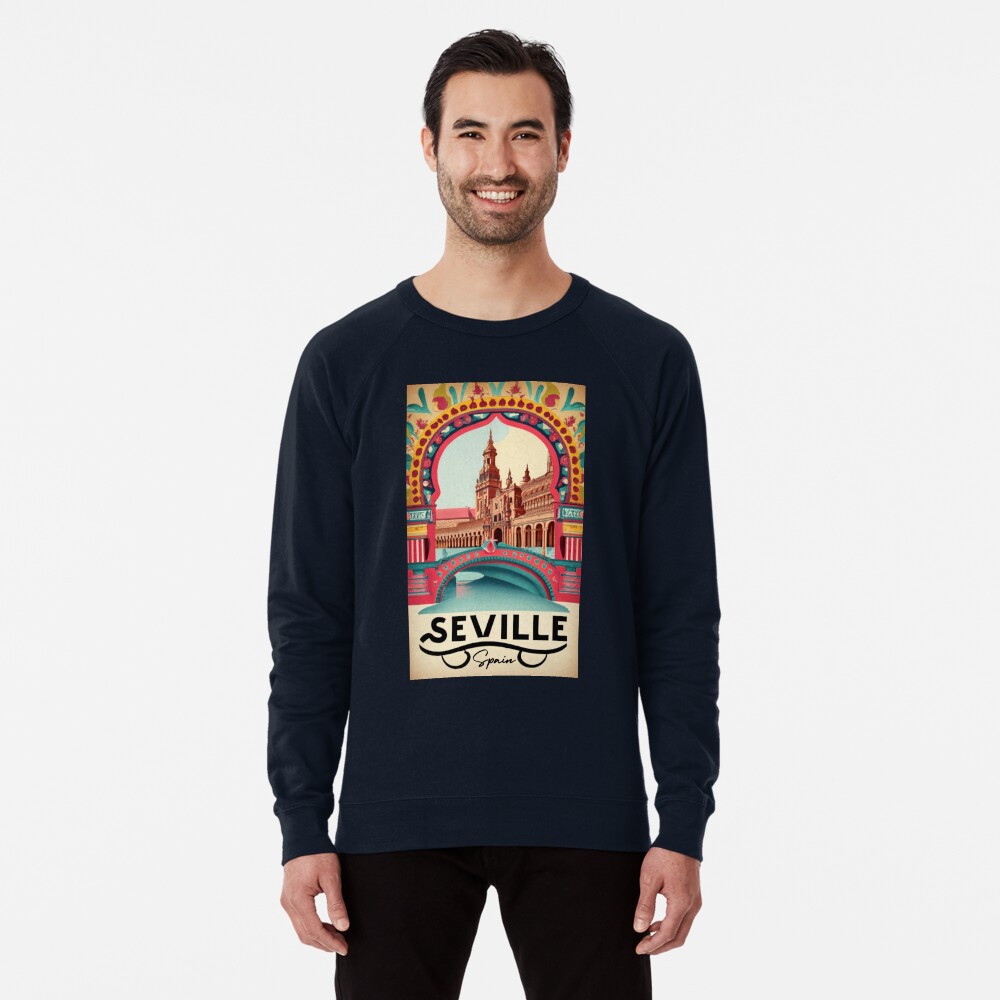 "A Vintage Travel Art of Seville - Spain " Sticker for Sale by ...