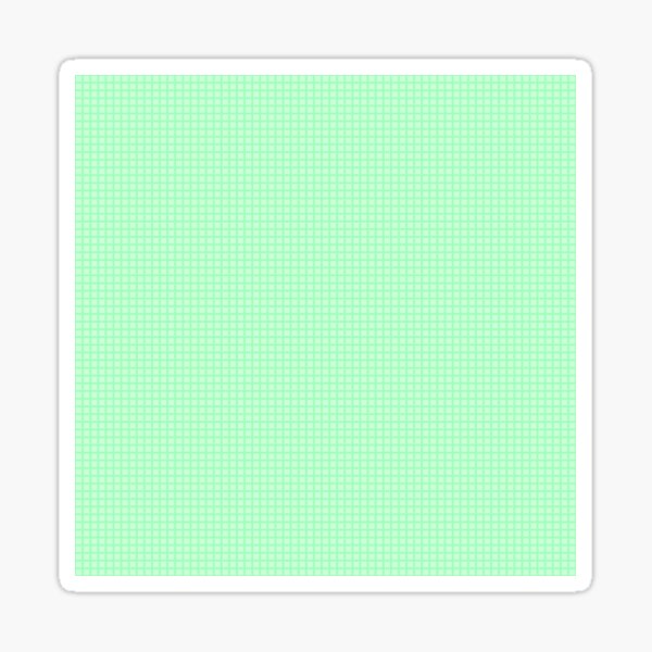 "Retro Pastel Green Grid" Sticker for Sale by moonshinepdise | Redbubble