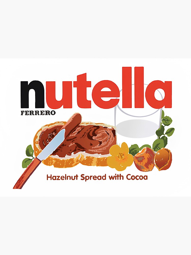 "Nutella Spread the love Hazelnut Cocoa Logo Classic" Art Board Print ...