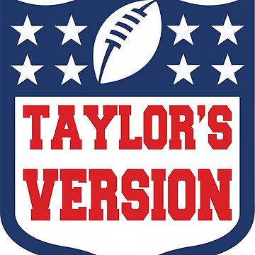 "Football Taylor's Version" Sticker for Sale by Loz s | Redbubble