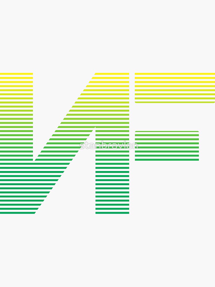 "NF" Sticker by stanbravlan | Redbubble