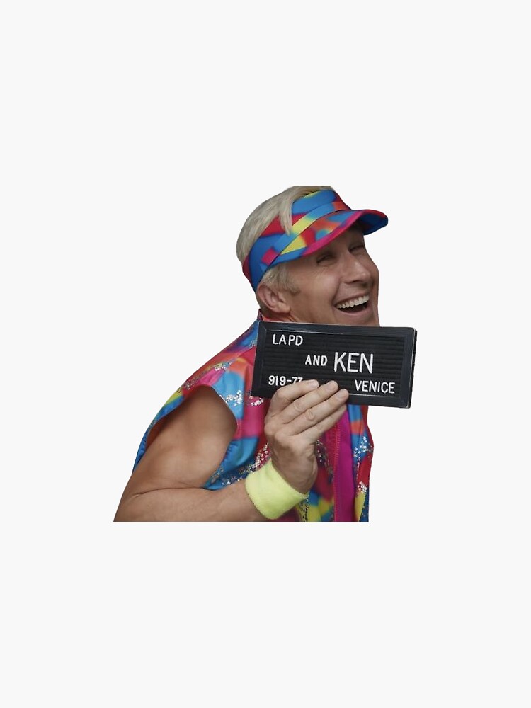 "ken mugshot" Sticker for Sale by GreyDanvers | Redbubble