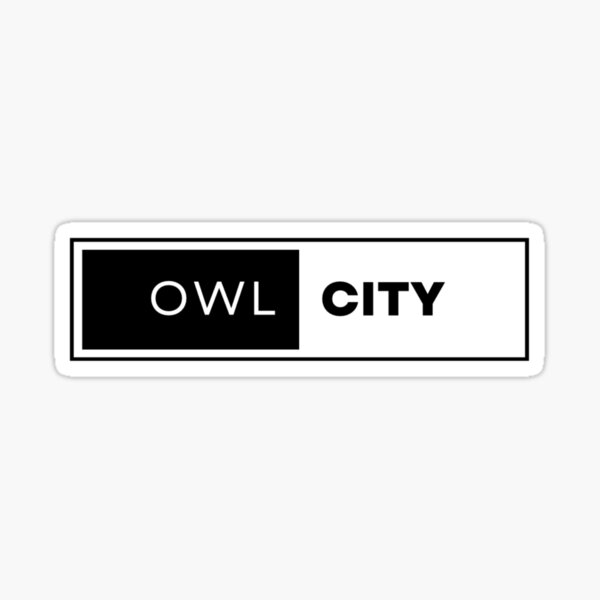 "OWL CITY logo" Sticker for Sale by rainystarlight | Redbubble