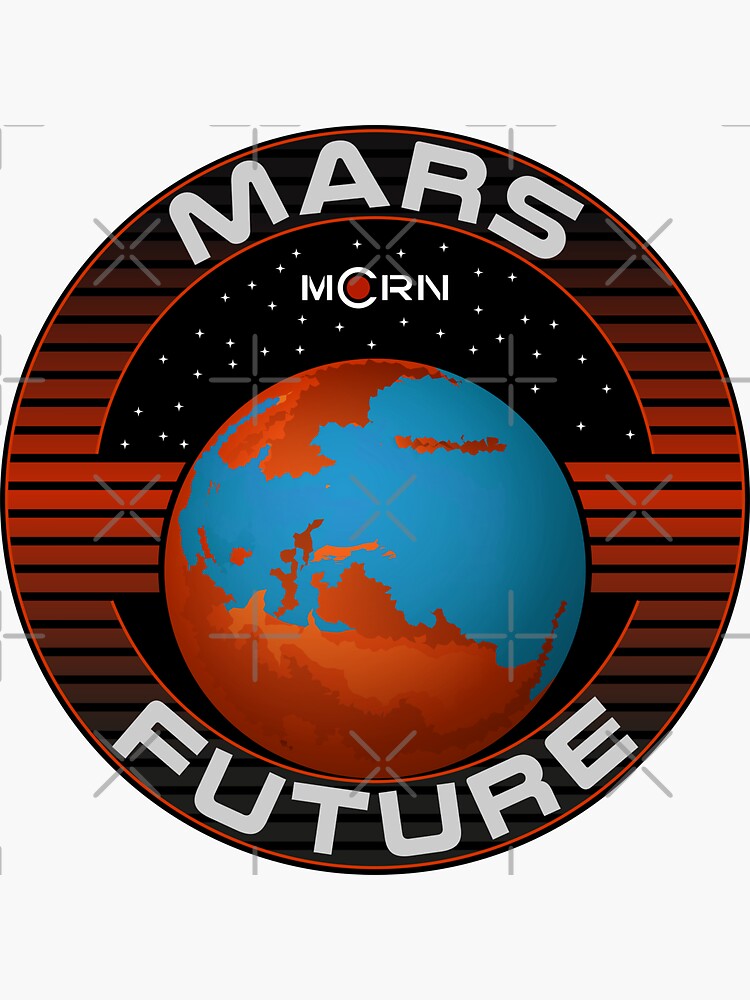 "Mars" Sticker by FantasyLands | Redbubble
