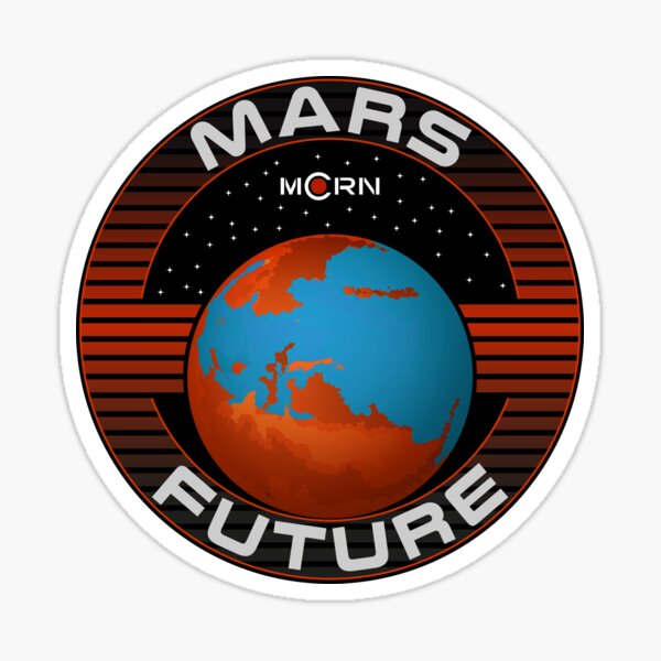 "Mars" Sticker by FantasyLands | Redbubble