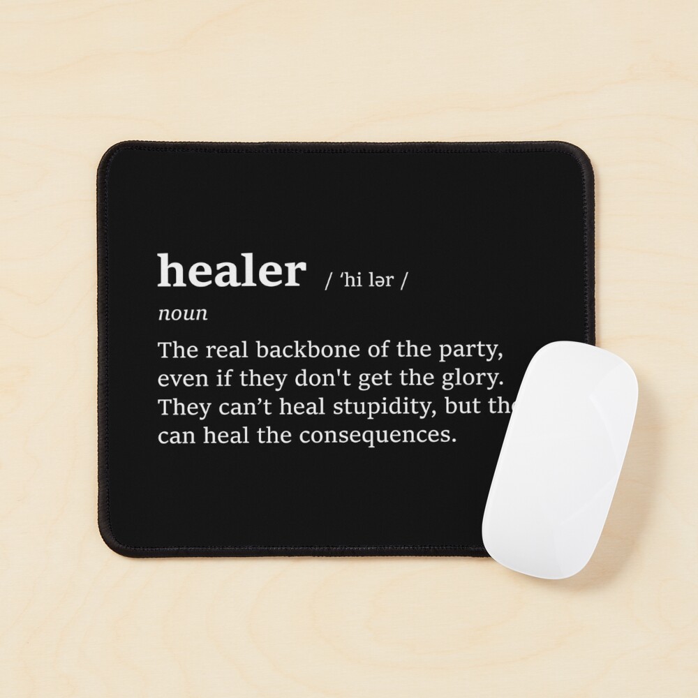 "Healer Definition TTRPG Final Fantasy World of Warcraft DnD" Sticker ...
