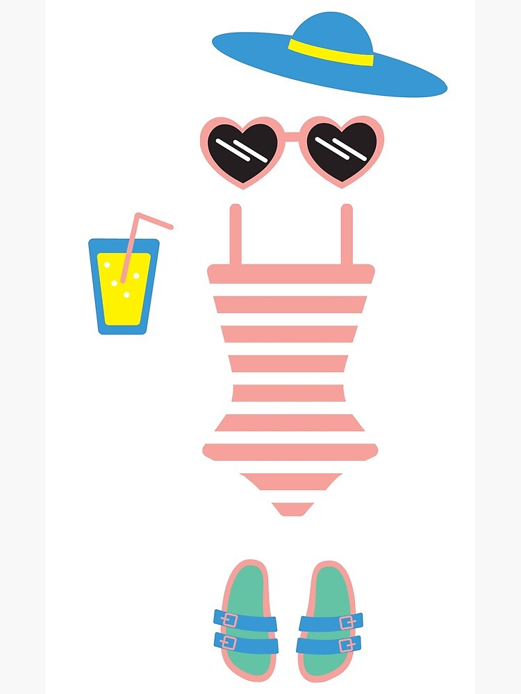 "Insert Beach Body Here" Art Print for Sale by hannahmoskowitz | Redbubble