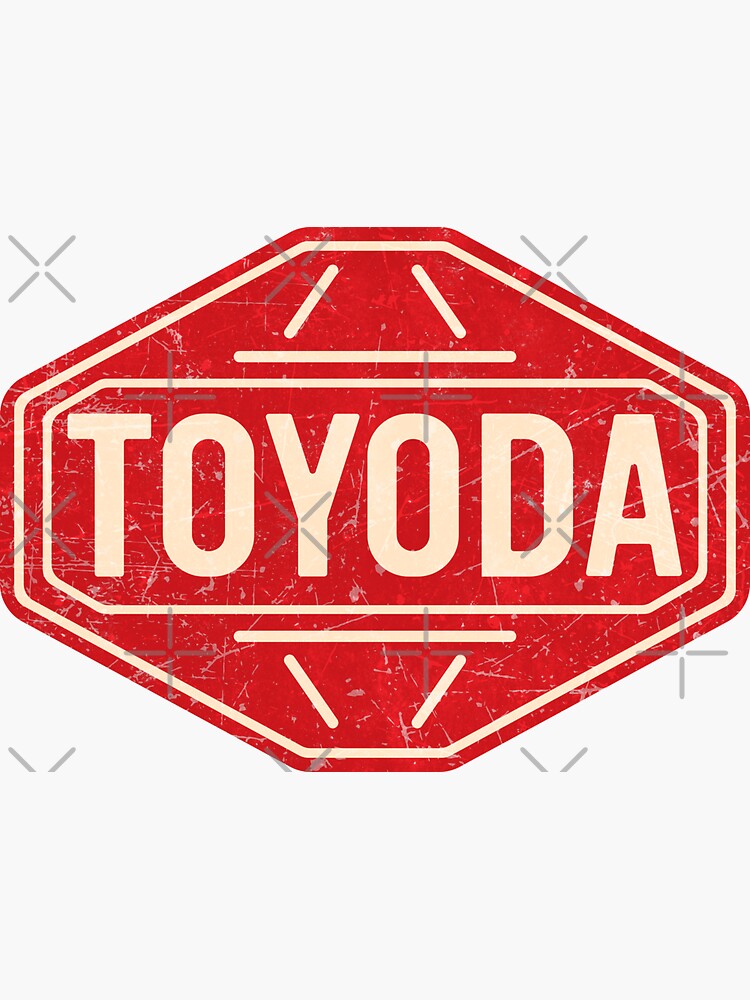 "Toyoda JDM Vintage Logo" Sticker for Sale by turboscope | Redbubble