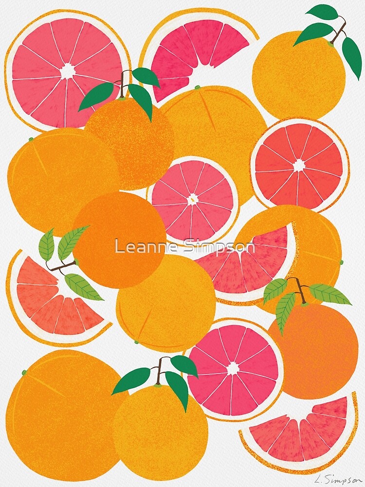 "Grapefruit Harvest" Poster for Sale by leannesimpson | Redbubble
