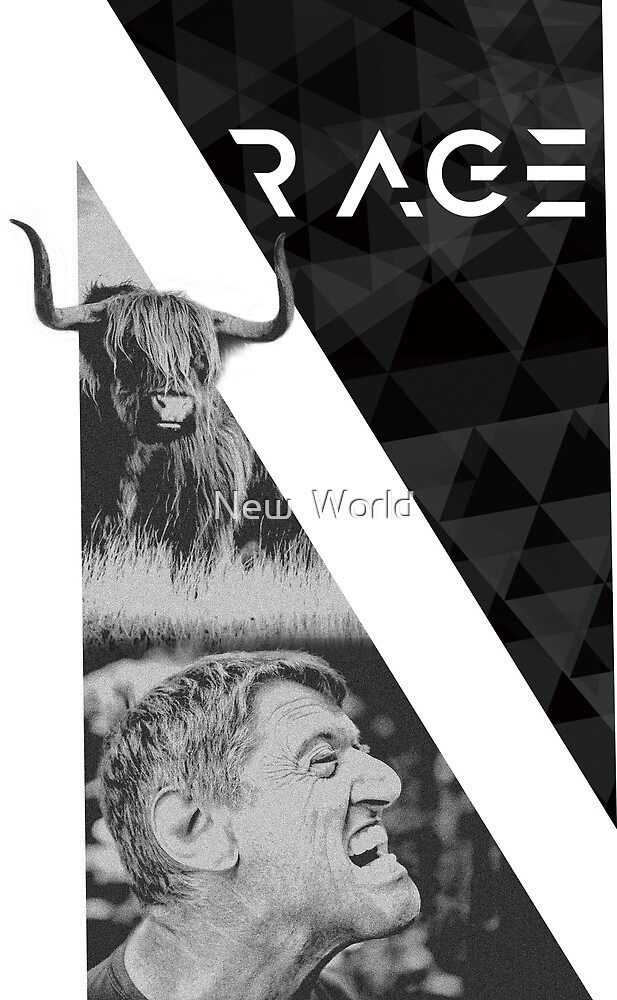 "RAGE - Abstract and photography design" by New World | Redbubble