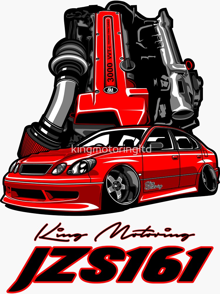 "Toyota Aristo JZS161 Single Turbo 2JZGTE" Sticker for Sale by ...