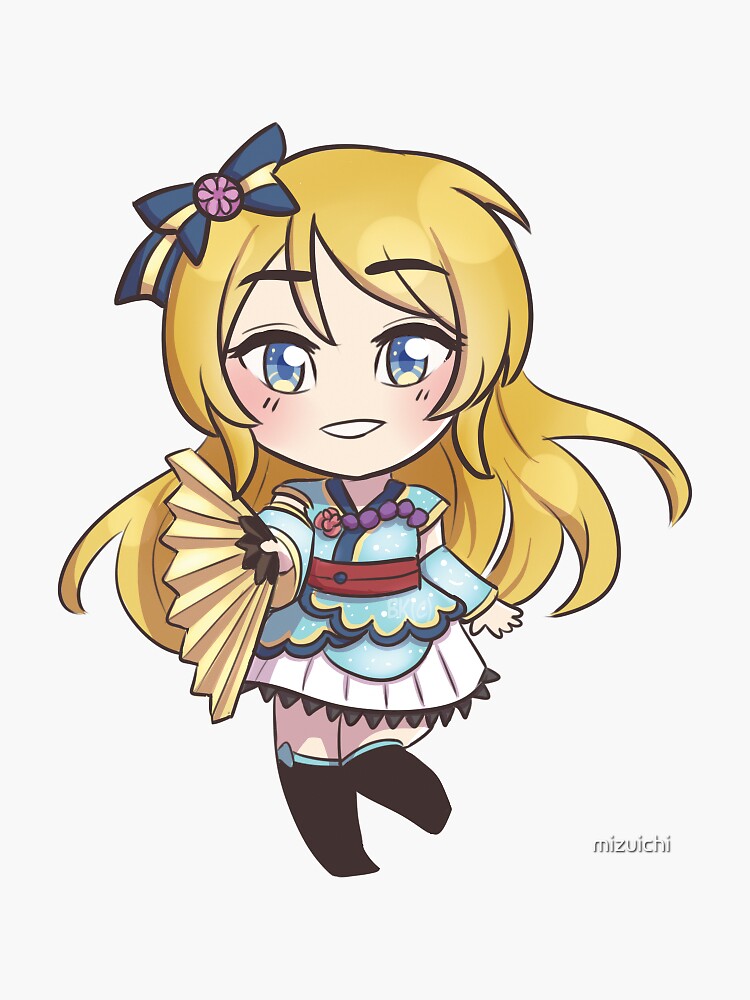 "Eli AA Sticker" Sticker by mizuichi | Redbubble