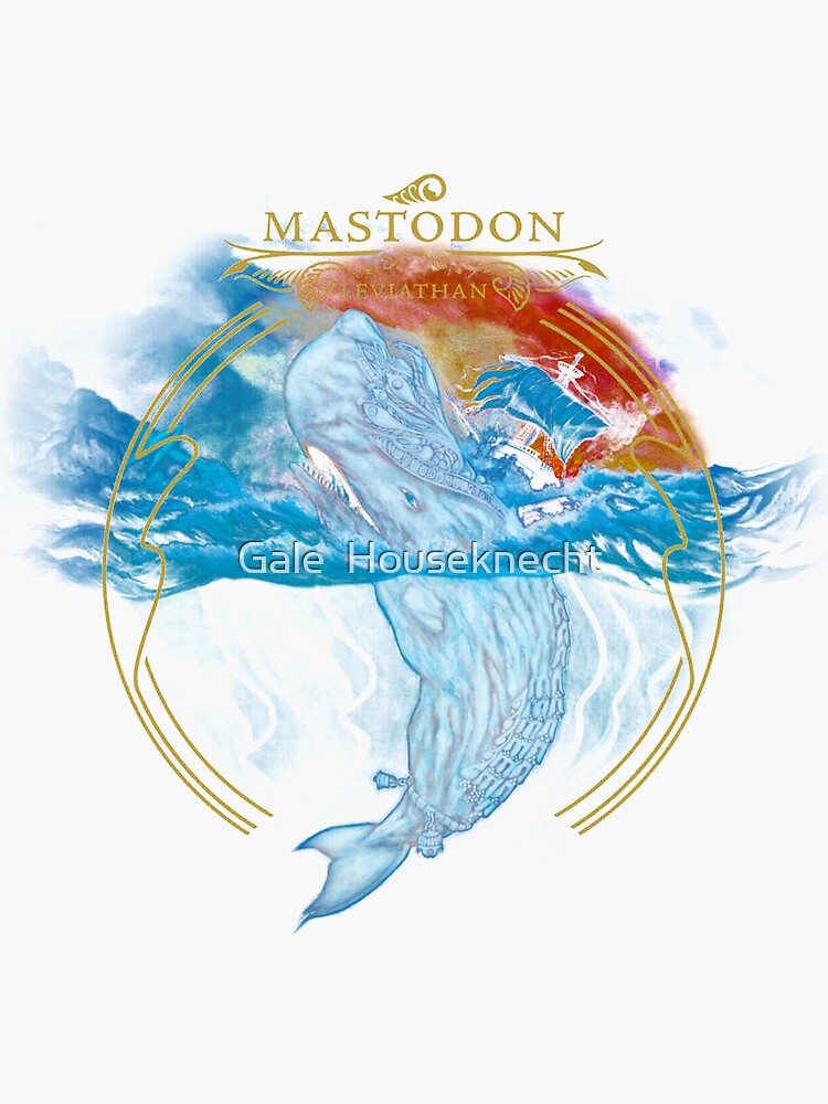 " Mastodon" Sticker for Sale by Gale Houseknecht | Redbubble