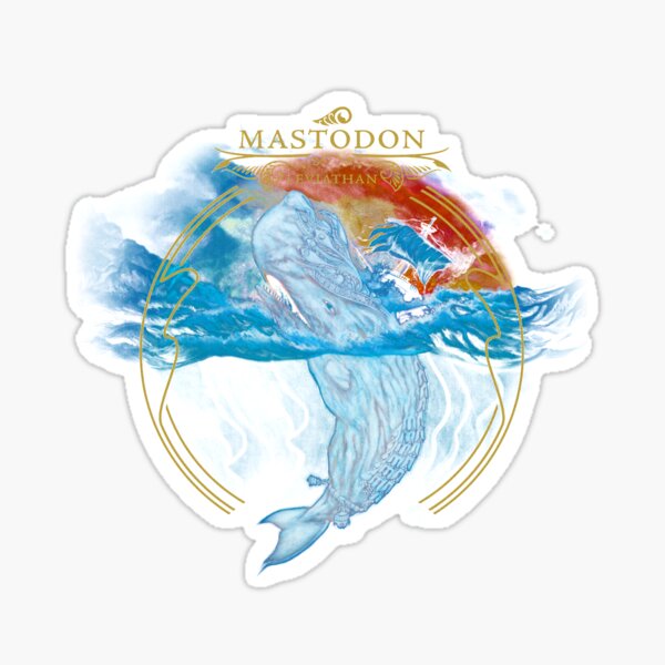 " Mastodon" Sticker for Sale by Gale Houseknecht | Redbubble