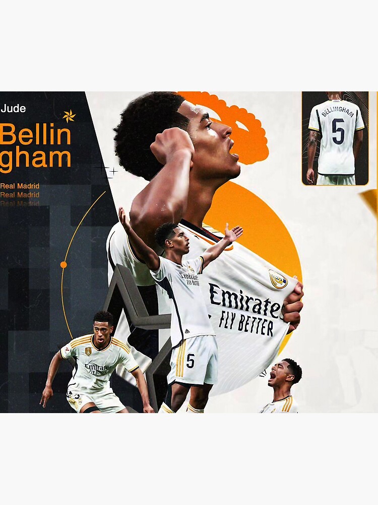 "JUDE BELLINGHAM GOAL CELEBRATION NEW CLUB 2023 2024" Throw Blanket for ...