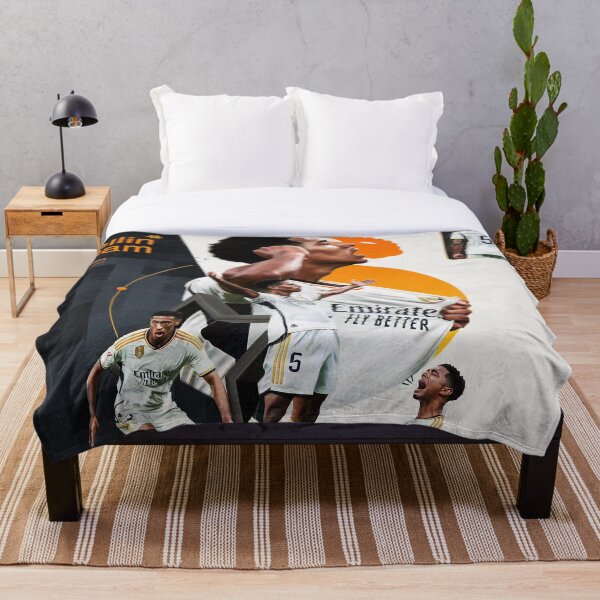 "JUDE BELLINGHAM GOAL CELEBRATION NEW CLUB 2023 2024" Throw Blanket for ...