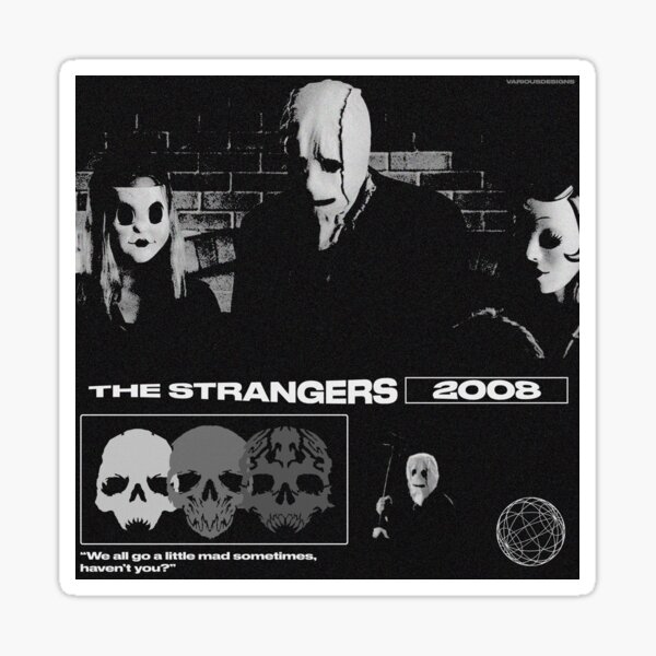 "The Strangers Poster" Sticker for Sale by gabidesign-ro | Redbubble