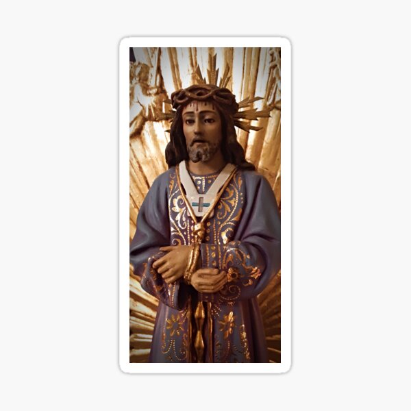 "Jesus Nazareno of Medinaceli" Sticker by Qviron1900 | Redbubble