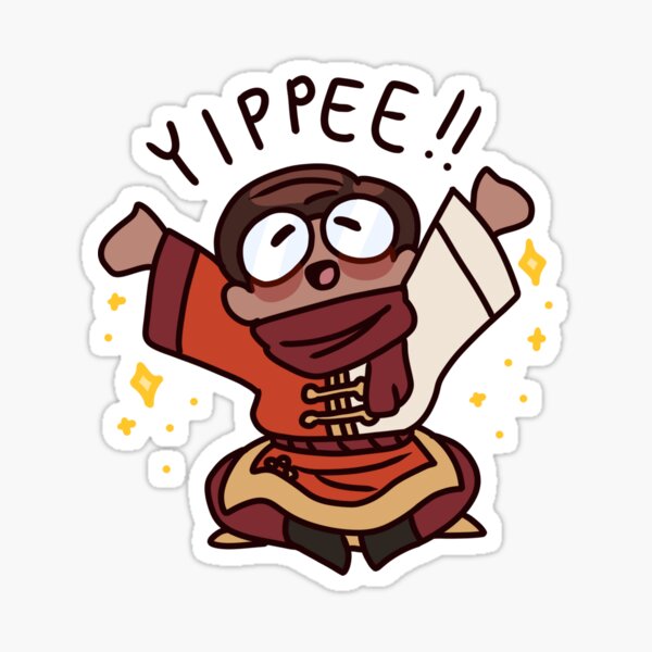 "Yippee!! Tang" Sticker for Sale by kirchefuchs | Redbubble