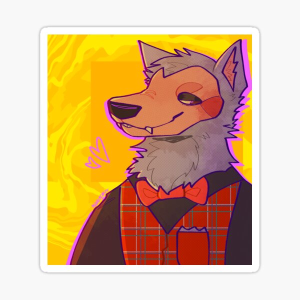 "Rolfe DeWolfe" Sticker for Sale by muzzl3dmutt | Redbubble