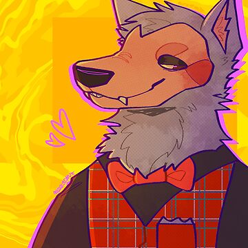 "Rolfe DeWolfe" Sticker for Sale by muzzl3dmutt | Redbubble