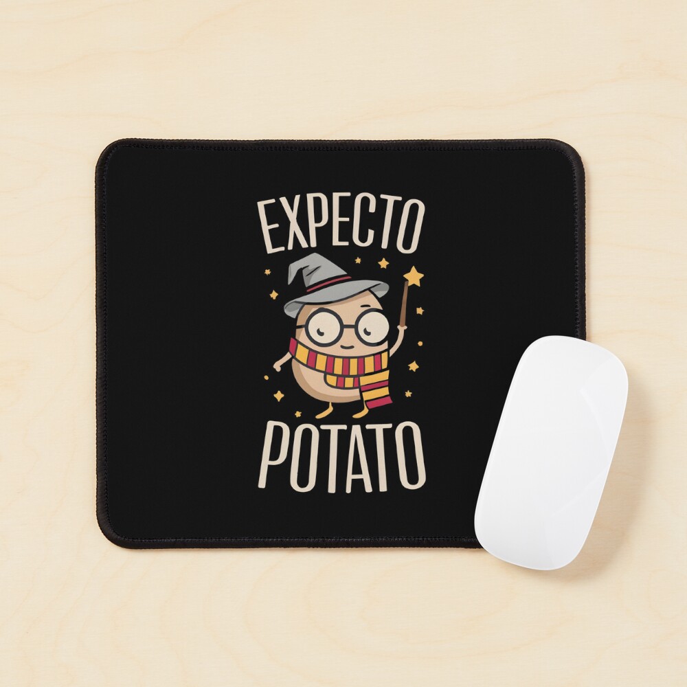 "Expecto Potato - Wizard Funny" Sticker for Sale by flevin | Redbubble