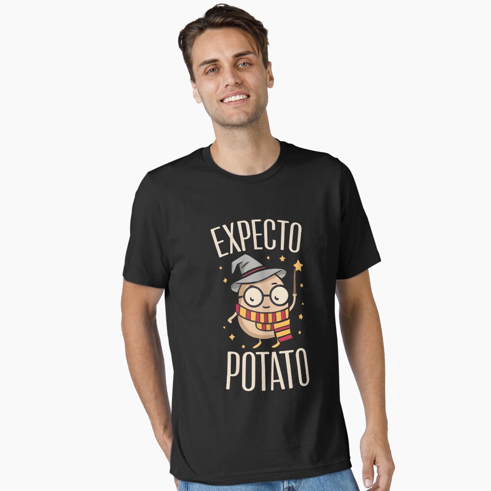 "Expecto Potato - Wizard Funny" Sticker for Sale by flevin | Redbubble