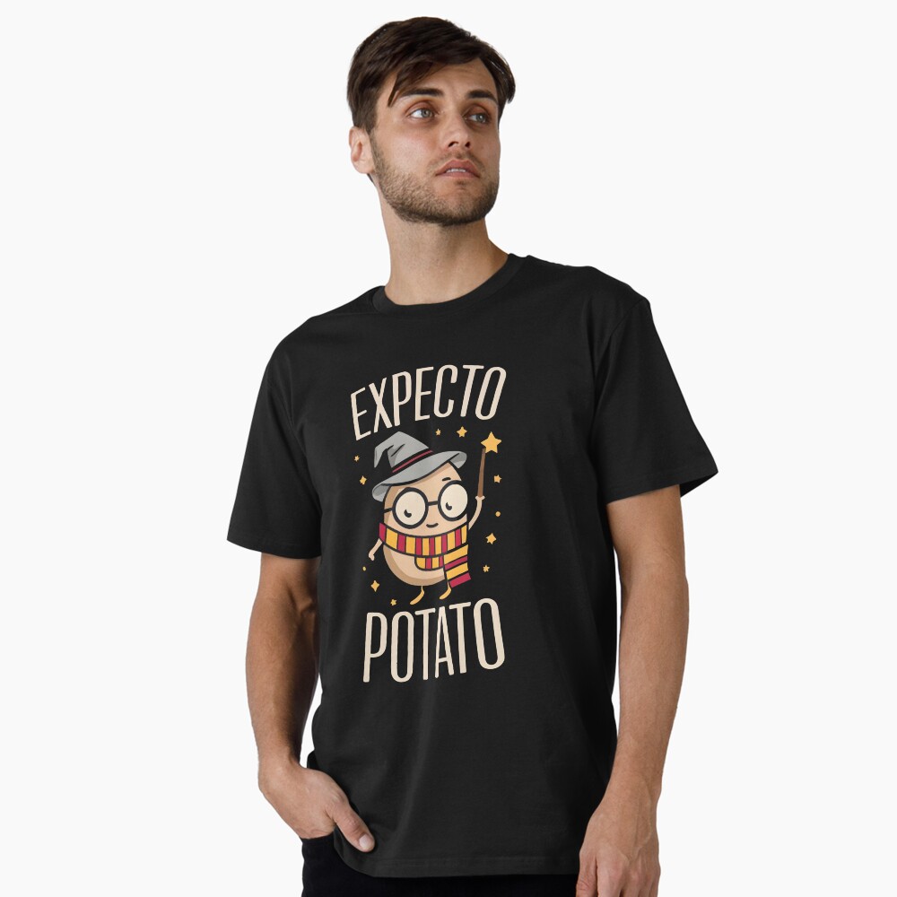 "Expecto Potato - Wizard Funny" Sticker for Sale by flevin | Redbubble