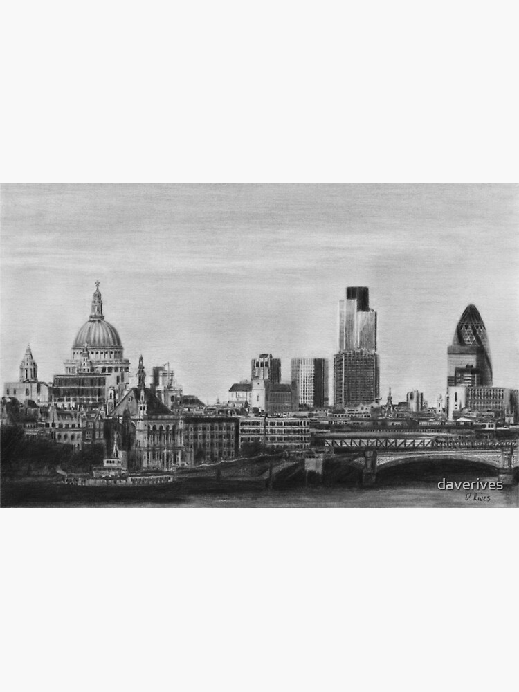 "London Pencil Drawing" Poster for Sale by daverives | Redbubble