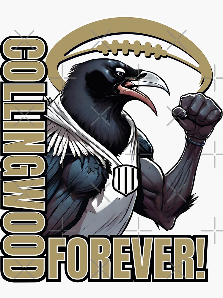"Collingwood Forever AFL Australian Football Magpies" Sticker for Sale ...