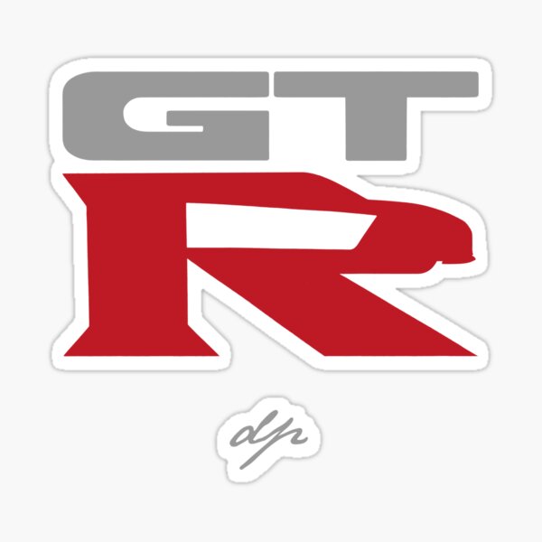 "Nissan R35 GTR - GTR Logo Design" Sticker for Sale by drawingpat ...