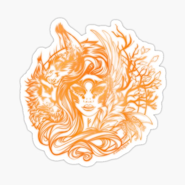 "Freyja Glowing Norse Goddess Crest" Sticker for Sale by Saberlin ...
