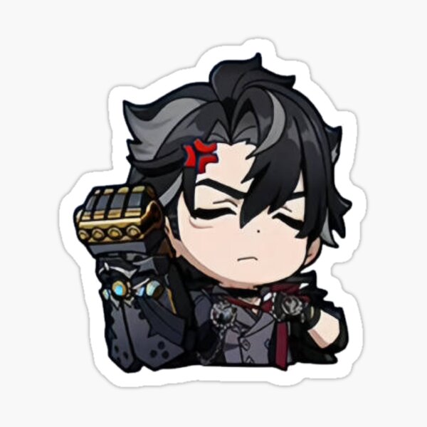 "wriothesley" Sticker for Sale by Mintmao | Redbubble