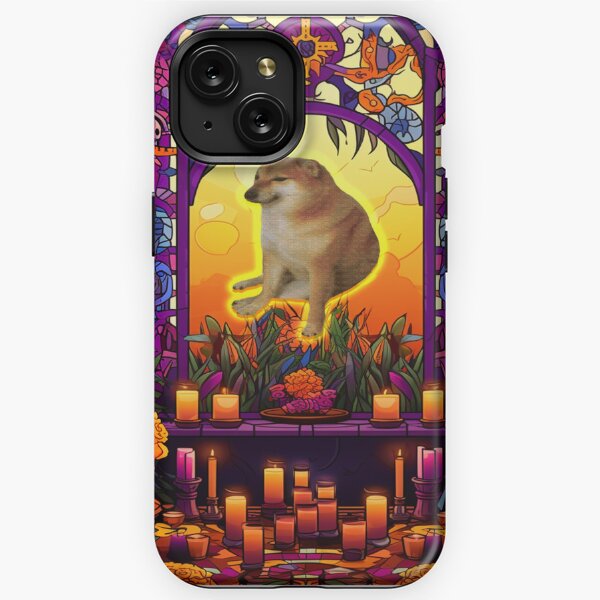 "Altar pixel art cheems " iPhone Case for Sale by Atelier-Arcano ...