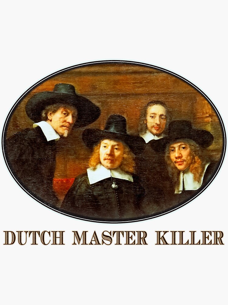 "Dutch Master Killa" Sticker for Sale by surfskatecreate | Redbubble