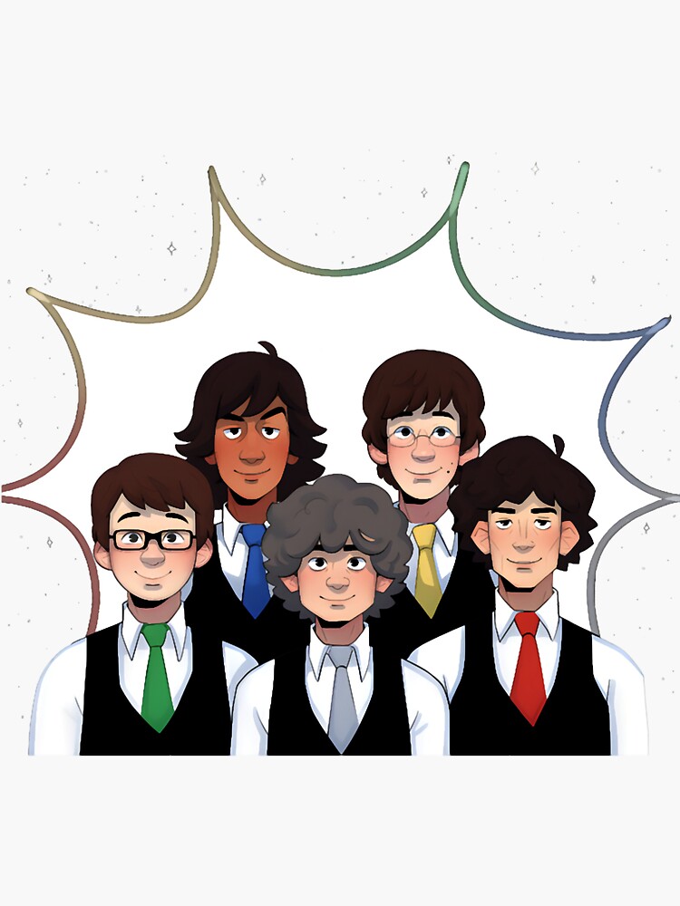 "Tally hall anime art" Sticker for Sale by lyncaudilli | Redbubble