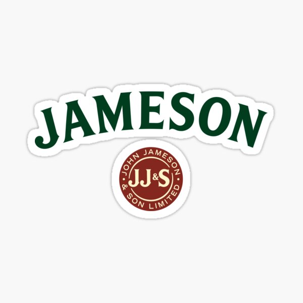 "jameson whiskey" Sticker for Sale by Jakob N Clausen | Redbubble