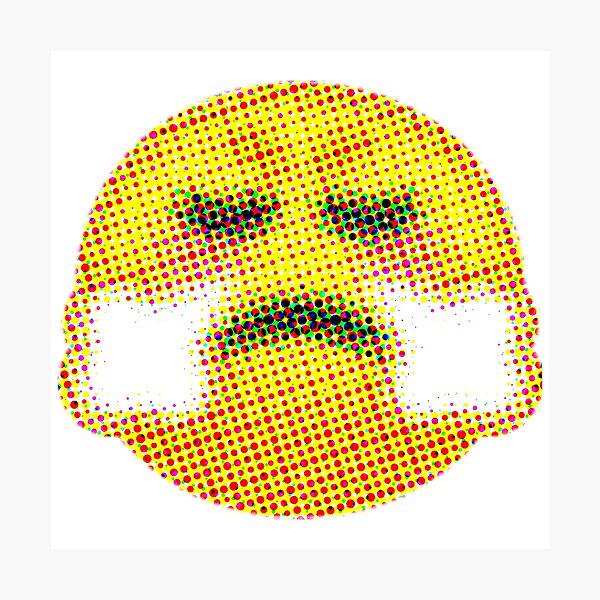 "Emoji: In a huff (Triumph / Frustration)" Photographic Print for Sale ...