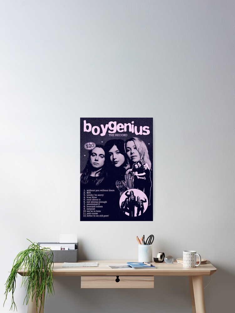 "BOY GENIUS - THE RECORD TRACKLIST " Poster for Sale by TisoBoiteto ...
