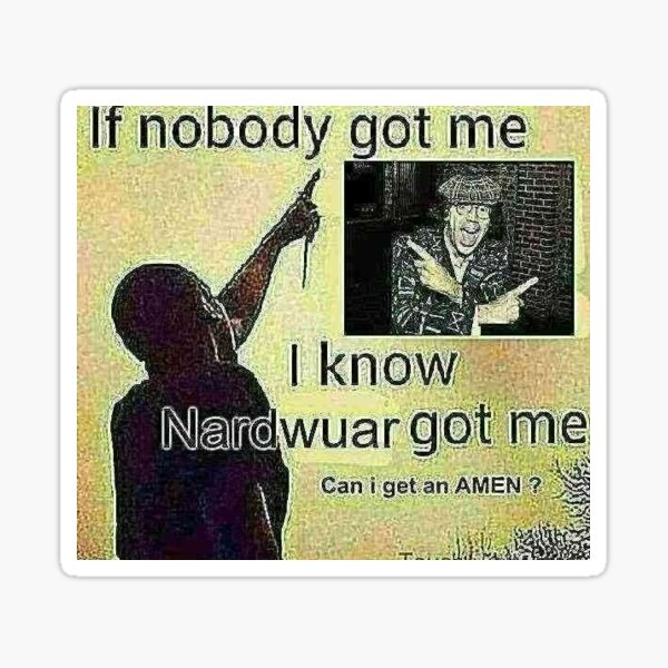 "I love nardwuar" Sticker for Sale by Noaxis192 | Redbubble