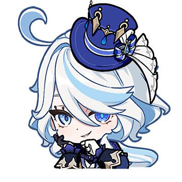 "Furina" Sticker for Sale by Mizu Yokan | Redbubble