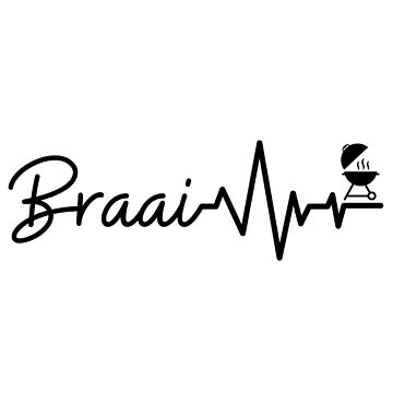 "Braai South African" Sticker for Sale by PoisonCreates | Redbubble