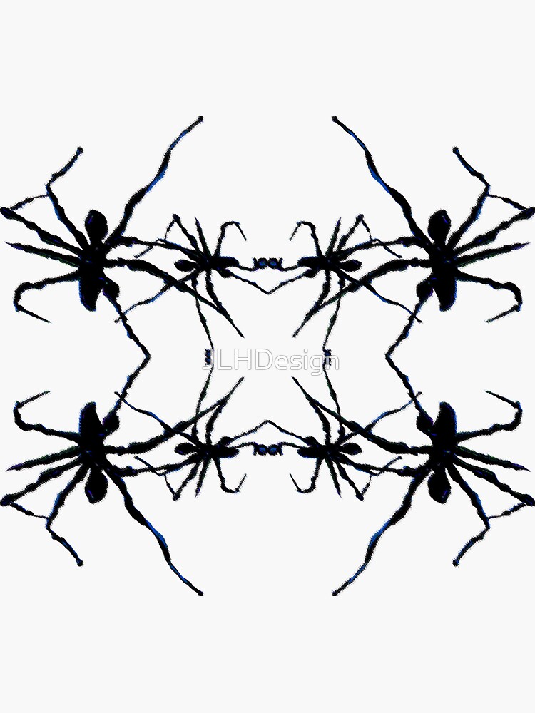 "Spiders " Sticker for Sale by JLHDesign | Redbubble