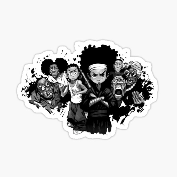 "the Boondocks " Sticker for Sale by aaaxrrr | Redbubble