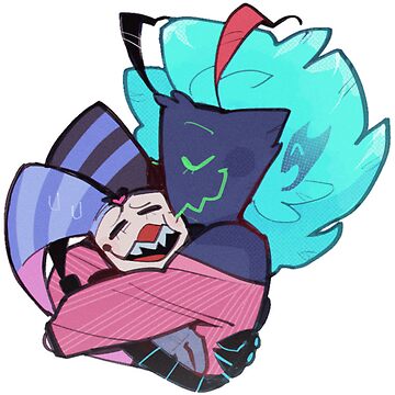 "Fizzmodeus NOM 2" Sticker by JuliaCheesecake | Redbubble