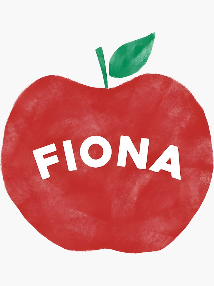 "Greatest Logo Fiona" Sticker for Sale by sonyschwartz | Redbubble
