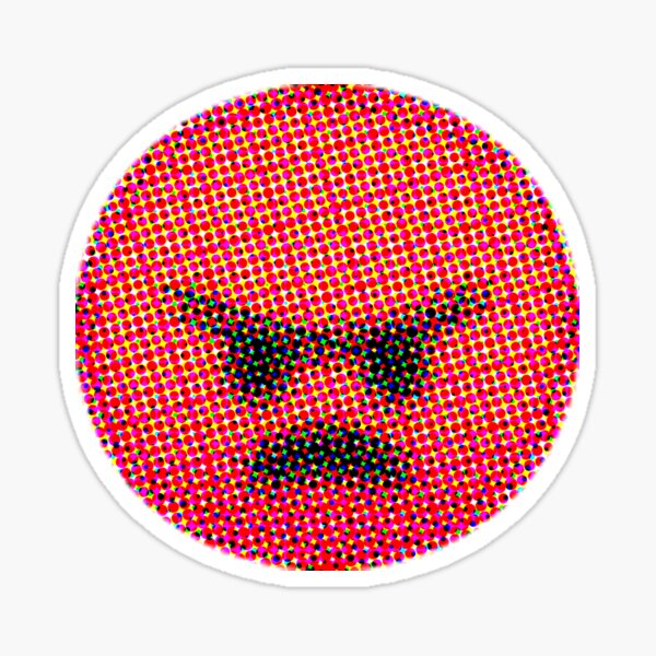 "Emoji: Angry (Pouting Face)" Sticker by Sinnfrey | Redbubble